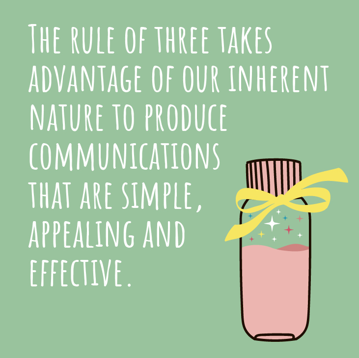 Alive With Ideas - Blog - Why three is the magic number