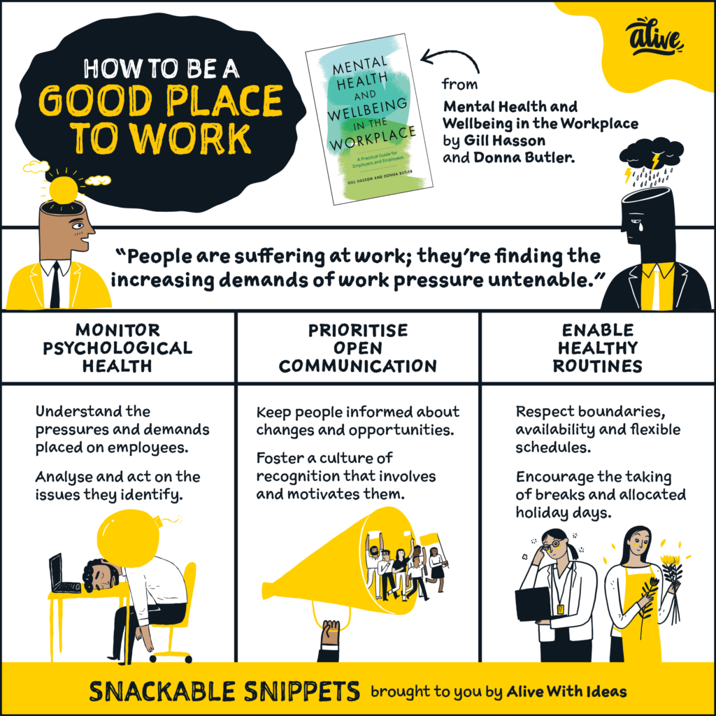 Alive With Ideas - Blog - SNACKABLE SNIPPET: How to be a good place to work